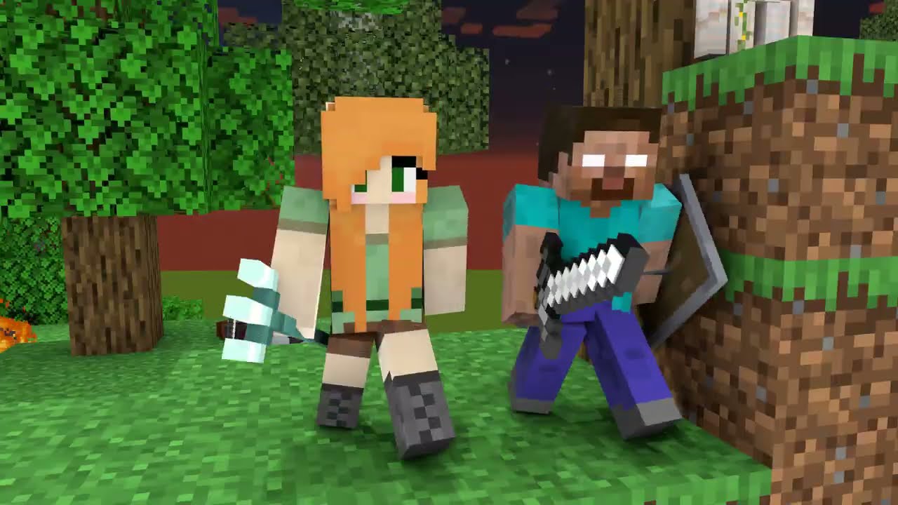 Monster School : Herobrine and Alex Become Heroes - Minecraft Animation ...