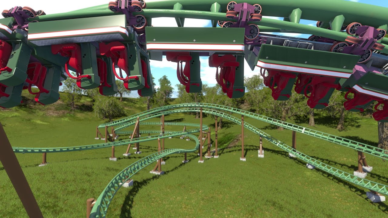 Short compact launch coaster - YouTube