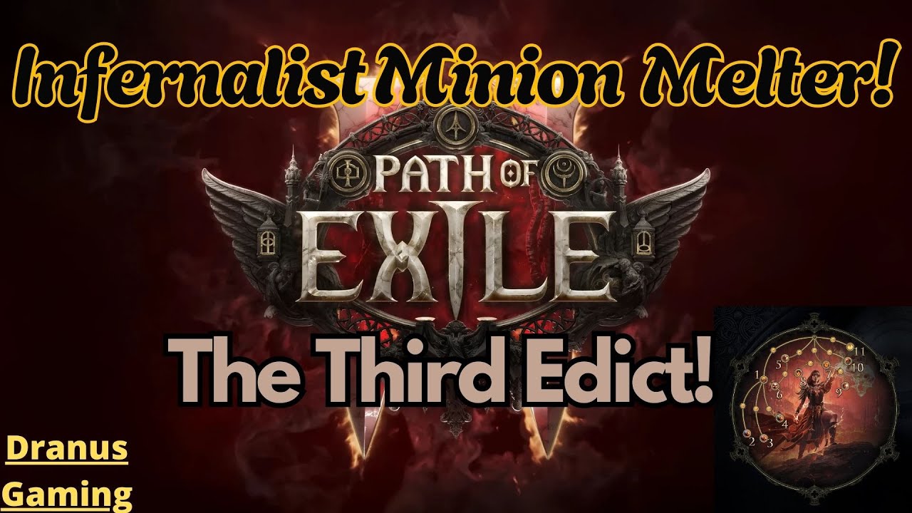 New PoE 2 minion Build is STRONG! Witch Infernalist Minion Build ...