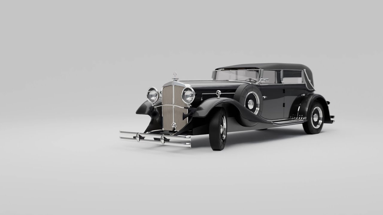 Vintage Car | Animation | Blender - YouTube