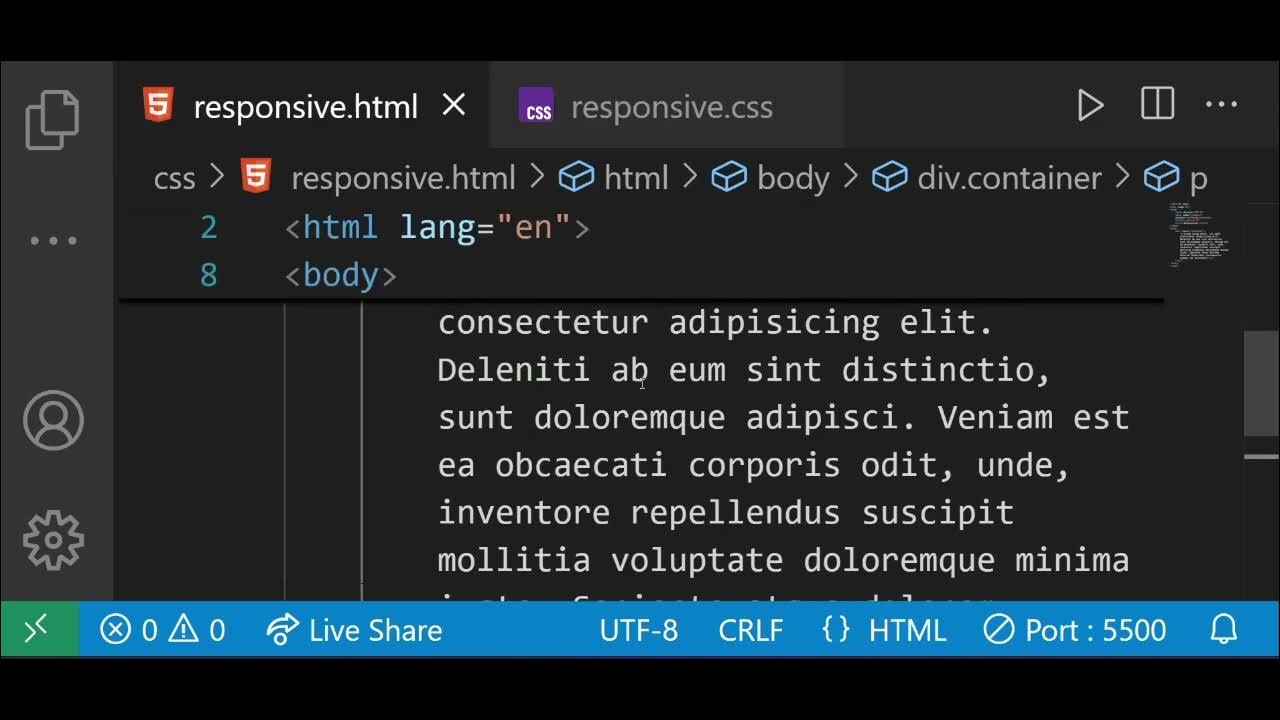 How to make Responsive website using media queries in CSS - YouTube