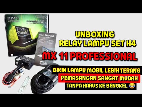 Unboxing Relay Lampu MX 11 Professional - Relay model terbaru - YouTube