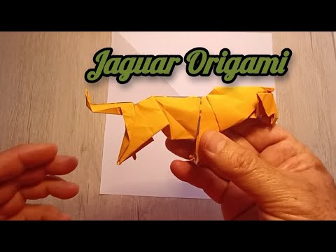 Jaguar Origami paso por paso - YouTube