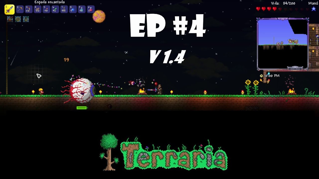 Terraria v1.4 - Gameplay Español Arg. - Episodio #4. Buscando un ...