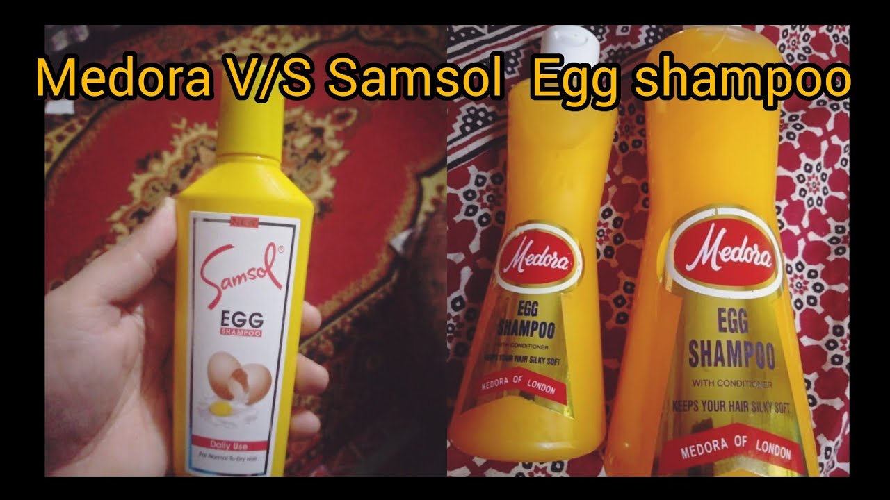 Egg 🥚Shampoo | Medora v/s Samsol Shampoo | Review | - YouTube