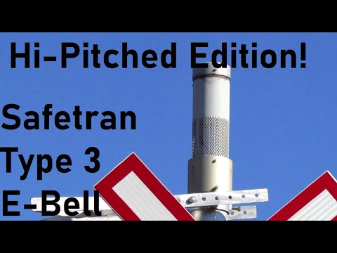High-Pitched Safetran Type 3 Electronic Bell Recording - YouTube