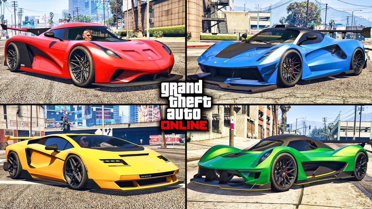 Best SuperCars in GTA 5 Online - YouTube