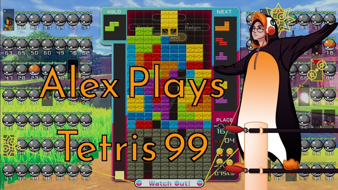 Alex Plays - Tetris 99 - YouTube