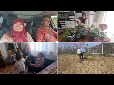 İŞLERİ YARIM BIRAKTIK | KÖYDEN ANAMIDA ALIP GİTTİK | EVDE MİNİK SERA HUZUR TERAPİ BANA İYİ GELENLER 