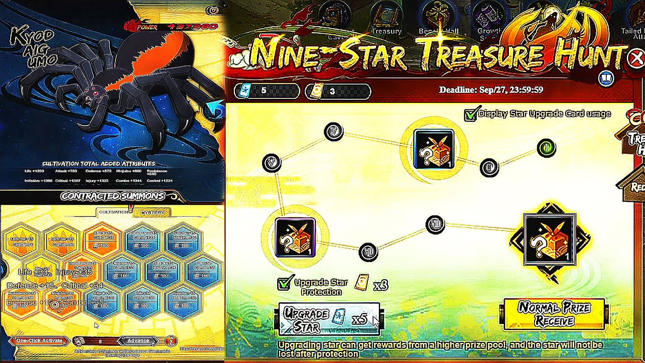 Naruto Online - Spending 30k of Ingots on Nine-Star Treasure Hunt ~ HK Server - YouTube