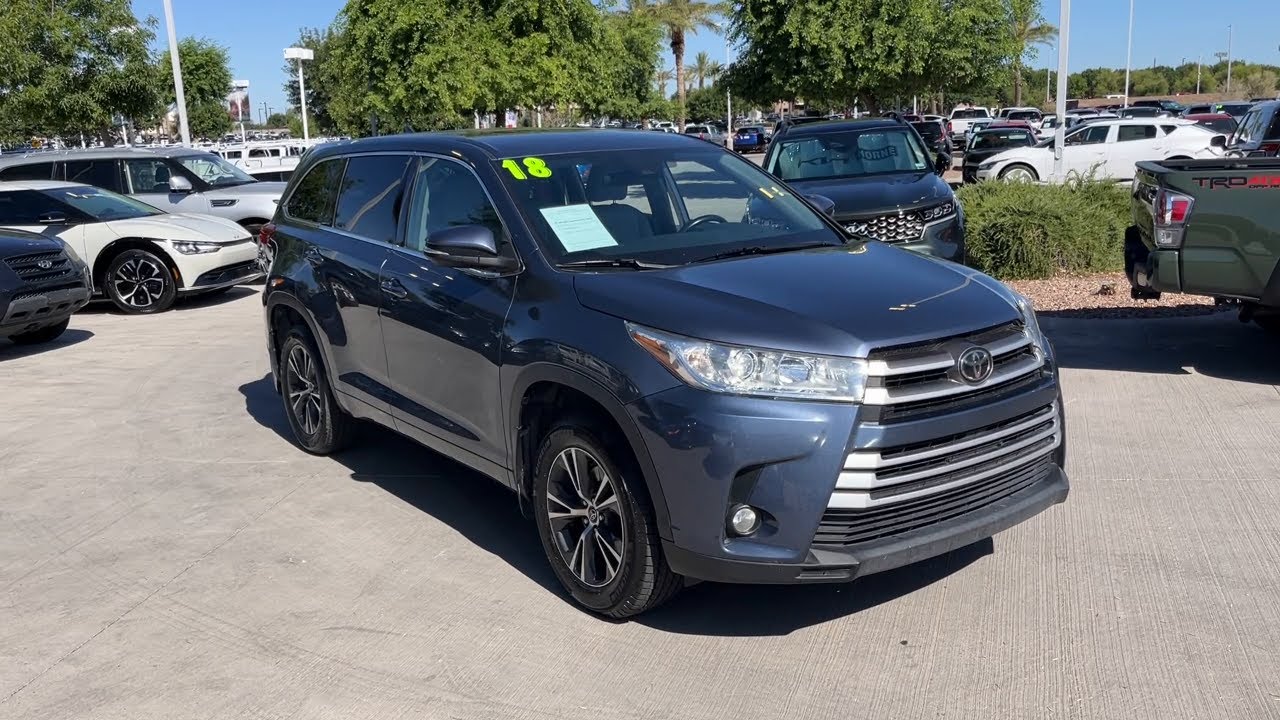 2018 Toyota Highlander Gilbert, Chandler, Mesa, Queen Creek, San Tan ...