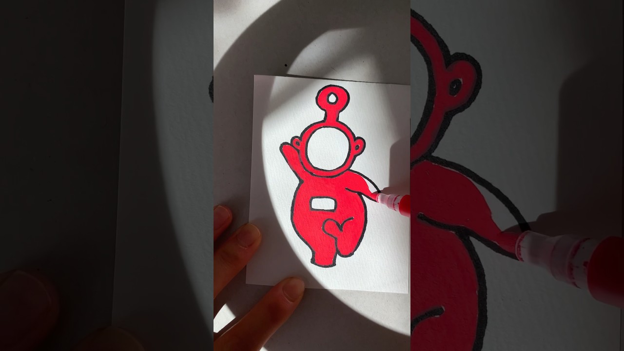 Vẽ nhân vật hoạt hình teletubbies How to draw teletubies cute #drawing ...