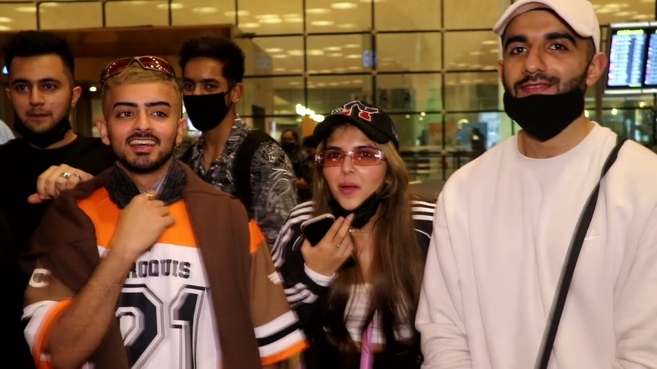 Damnfam Influencer Group Spotted At Mumbai Airport Departure - YouTube