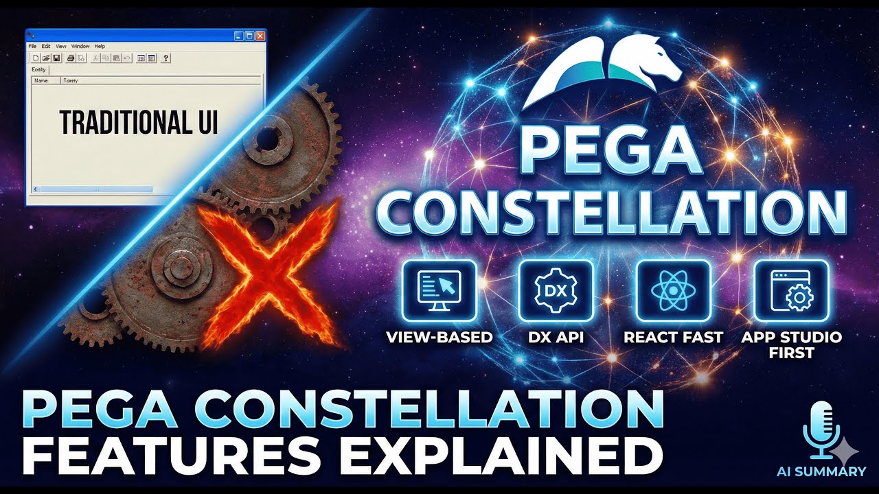 Pega Constellation Overview: The New Center-Out UI - YouTube