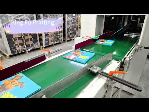 Automatic Hardcover Book Binding Machine for thick hardcover books and thin hardcover books, King Fu