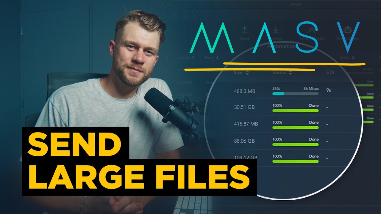 How I Transfer Large Files and Video Footage online instead of Posting ...