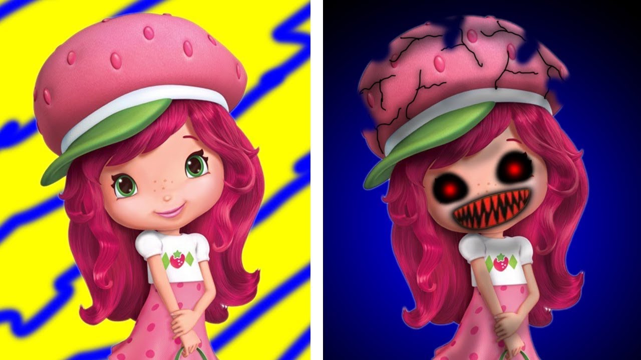 Strowberry Shortcake 🍓 Characters HORROR VERSION 😲😲😲 - YouTube