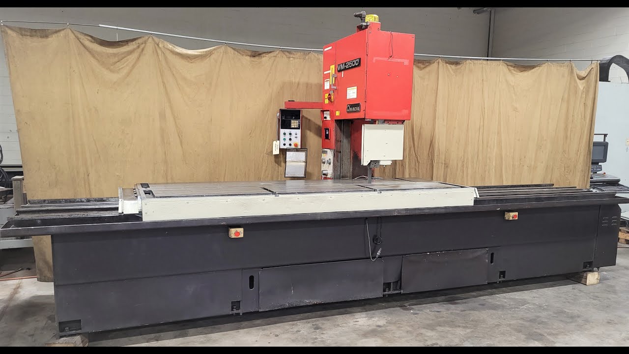 AMADA MODEL VM-2500 VERTICAL BAND BLOCK/PLATE SAW (Stock #SA735) - YouTube