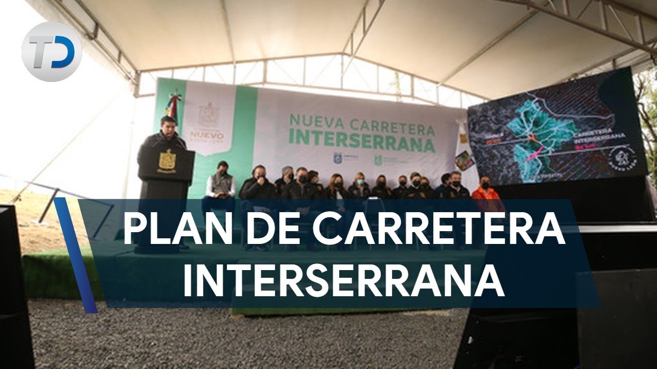 Presentan plan de la carretera Interserrana - YouTube