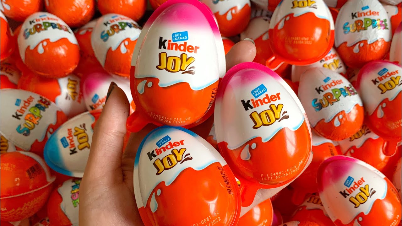 🍭 30 Yummy Kinder Surprise Chocalate / Very Yummy Kinder JOY / a lot of ...