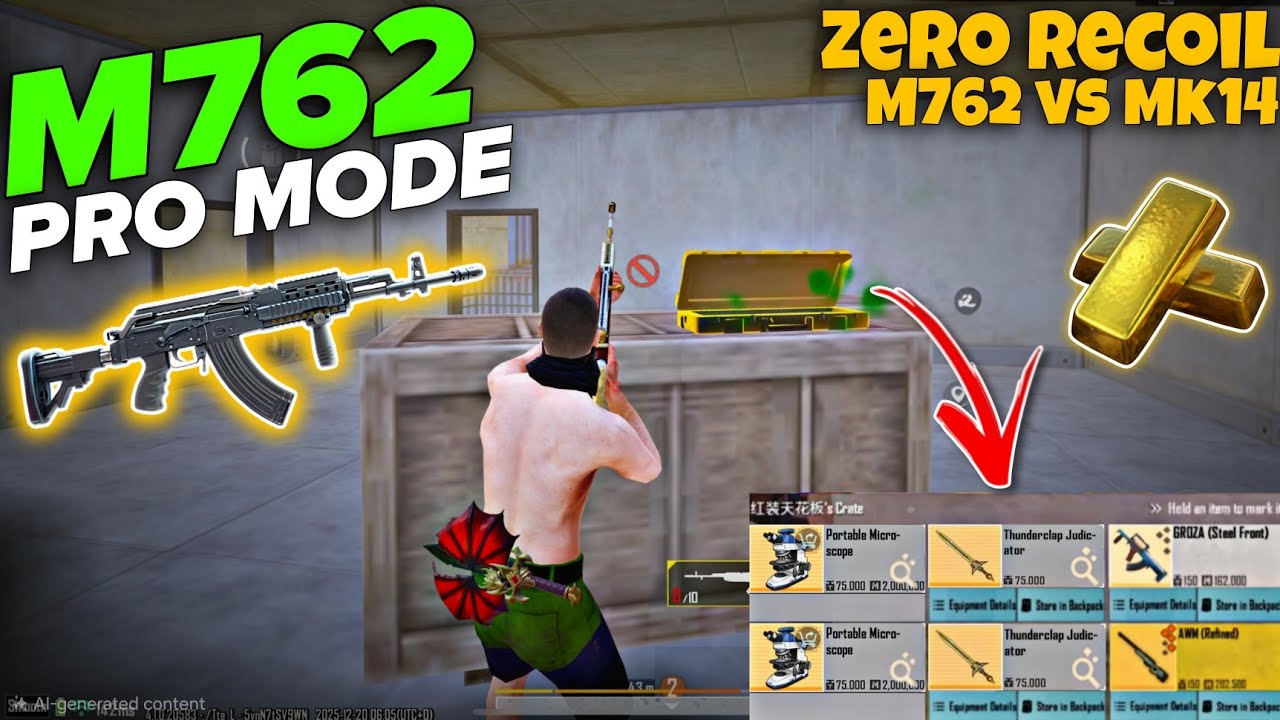 Play with Legendary M762 withoutArmor ️| PUBG METRO ROYALE - YouTube