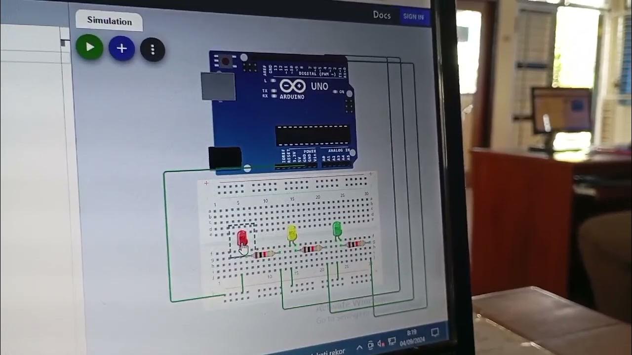Membuat Arduino Uno Agar Lampu Menyala Secara Bergantian (XII-11) - YouTube
