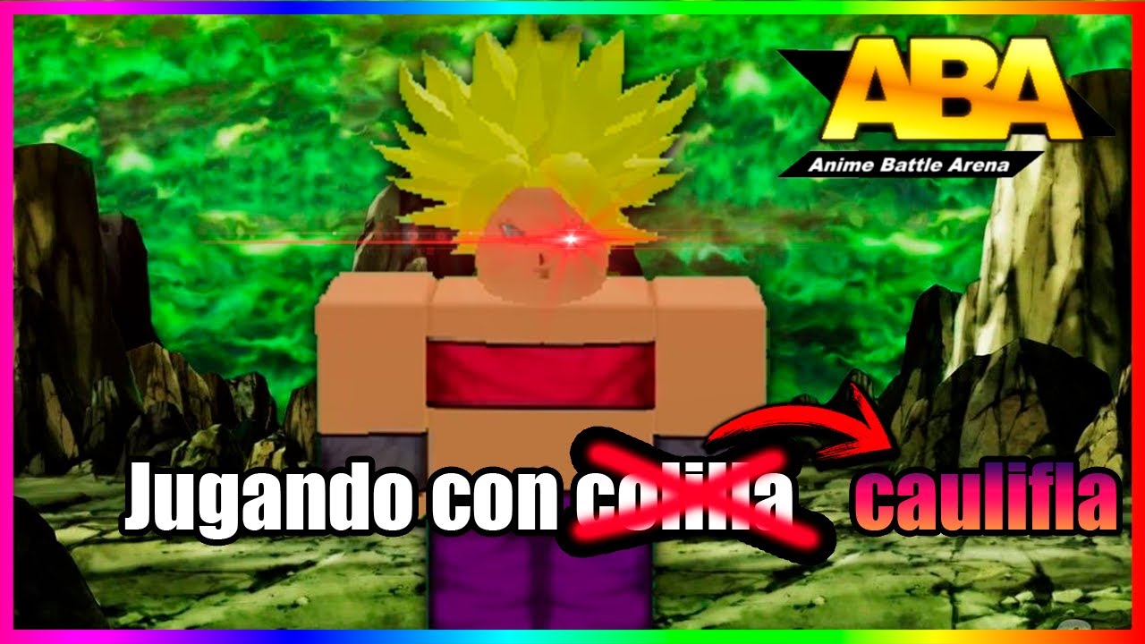 JUGANDO con CAULIFLA en ABA / ROBLOX - YouTube