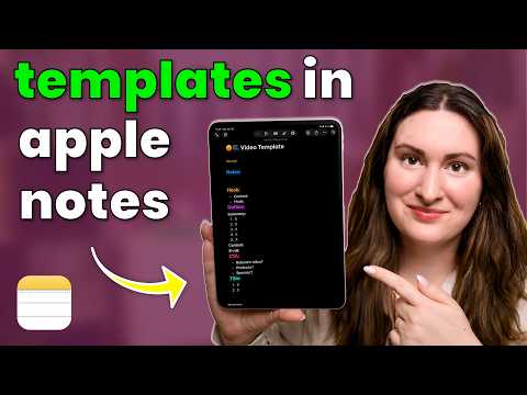 How to Use Templates in Apple Notes
