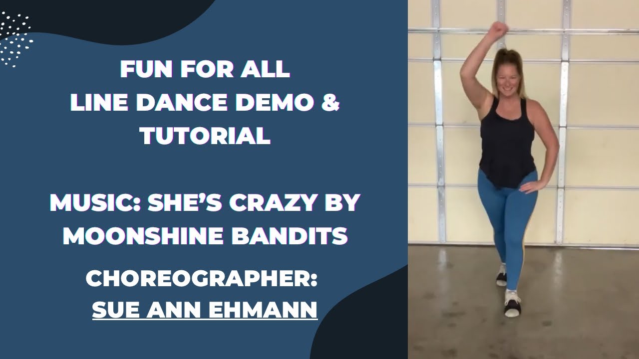 Fun For All Line Dance Demo & Tutorial - YouTube