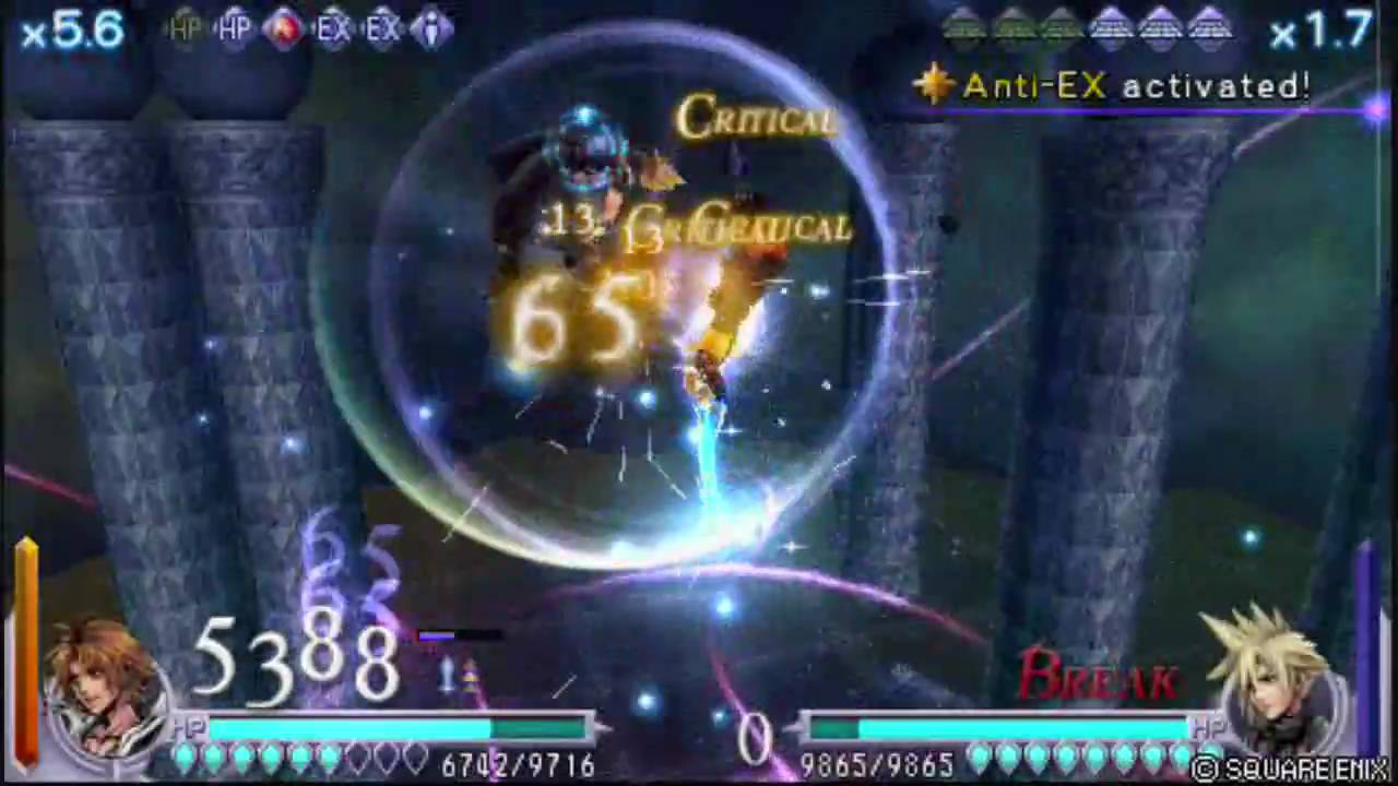 Dissidia - Tidus vs. Cloud - YouTube