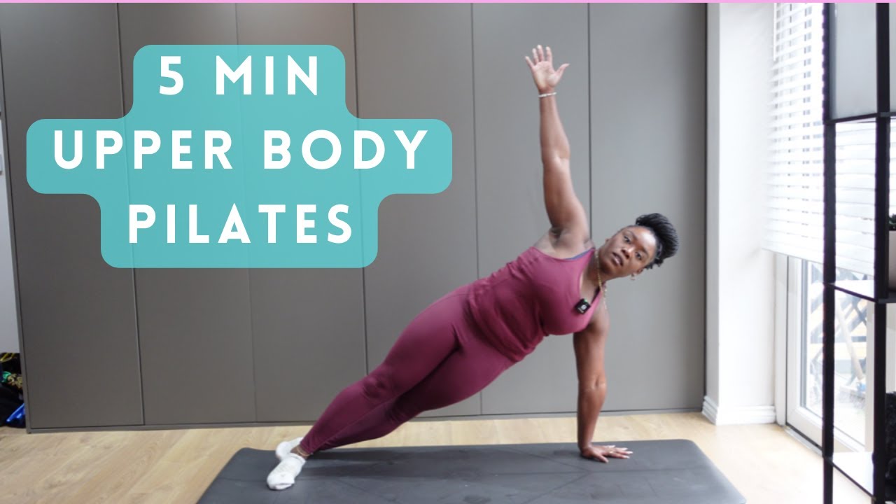 5 MIN Upper Body Pilates - Strengthen Your Arms and Abs! - YouTube