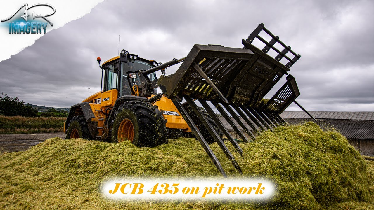 Buckraking whole crop @ Black Brae Farms - YouTube