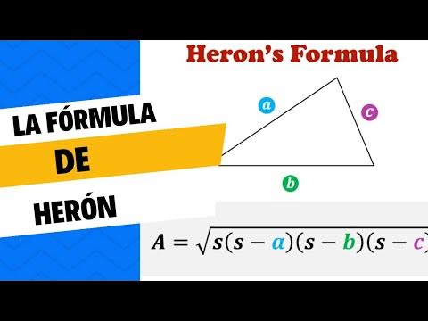 Área de triángulos por la fórmula de Herón#matemáticas#geometria # ...