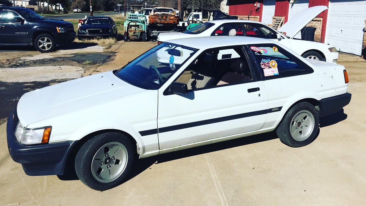 AE85 Levin with 20,XXX ORIGINAL MILES - YouTube