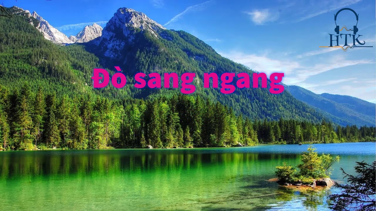 Karaoke nhạc sống Đò sang ngang tone nam - YouTube