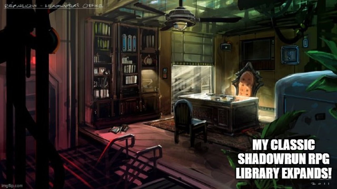 My Classic Shadowrun RPG Library Expands! - YouTube