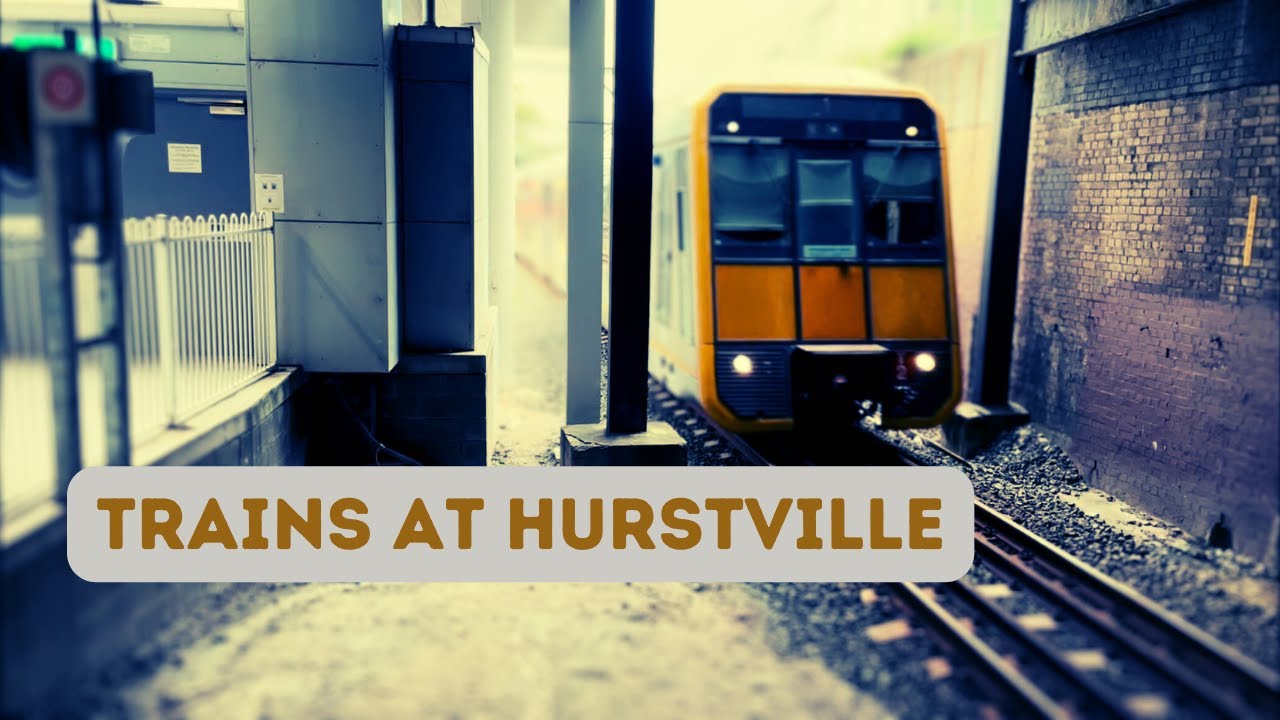 Sydney Trains Mania- Trains at Hurstville - YouTube