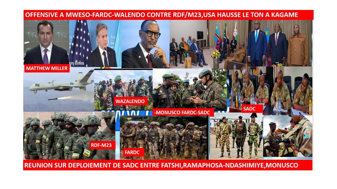 18/2/OFFENSIVE A MWESO-FARDC-WALENDO CONTRE RDF-M23,USA HAUSSE LE TON A ...