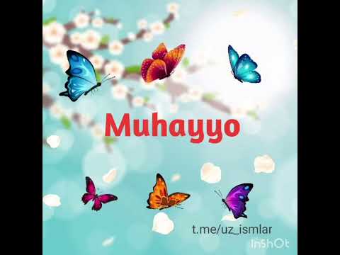 Muhayyo ismiga yangi video.