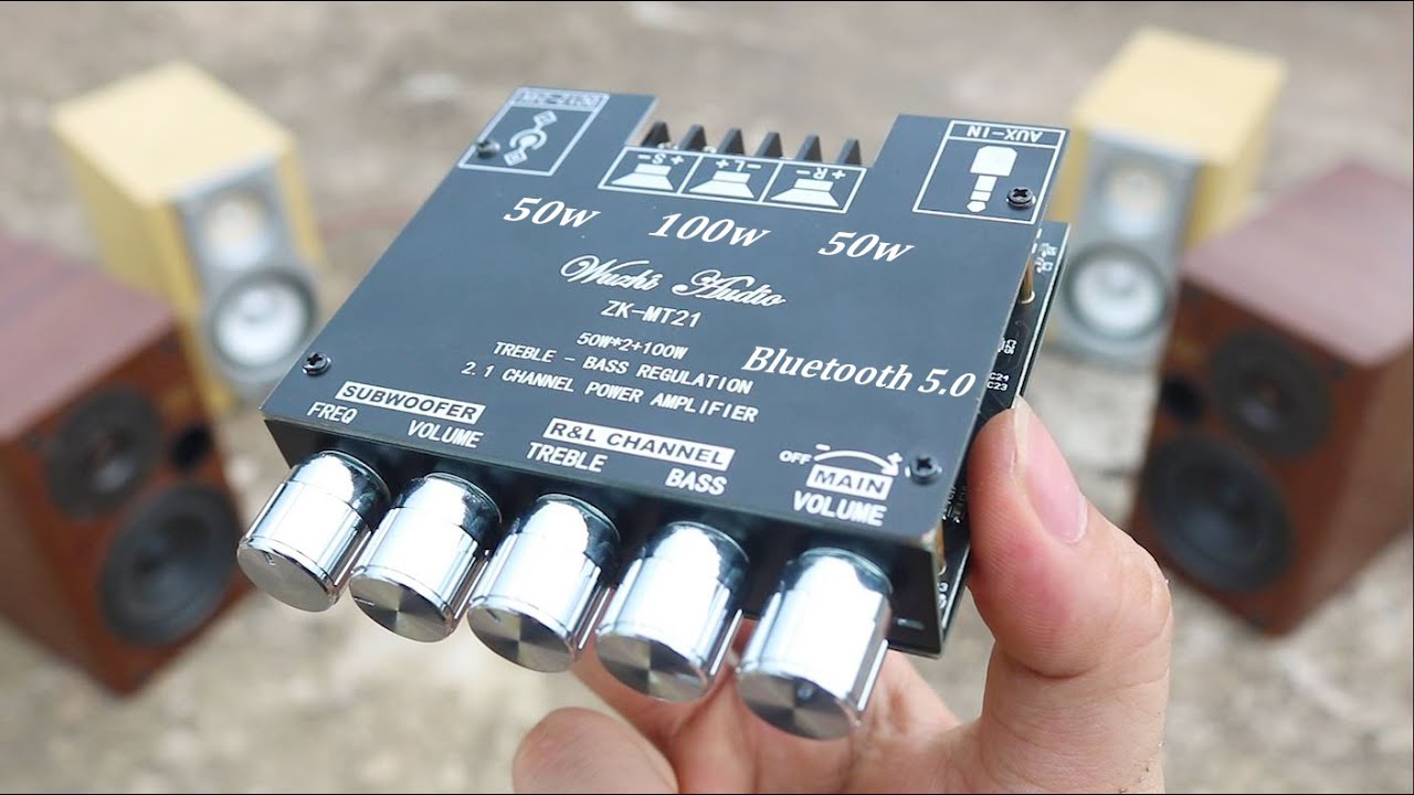 Amply Mini Bluetooth Này Nhỏ Vậy Thôi Nhưng Rất Khủng Nhé - YouTube