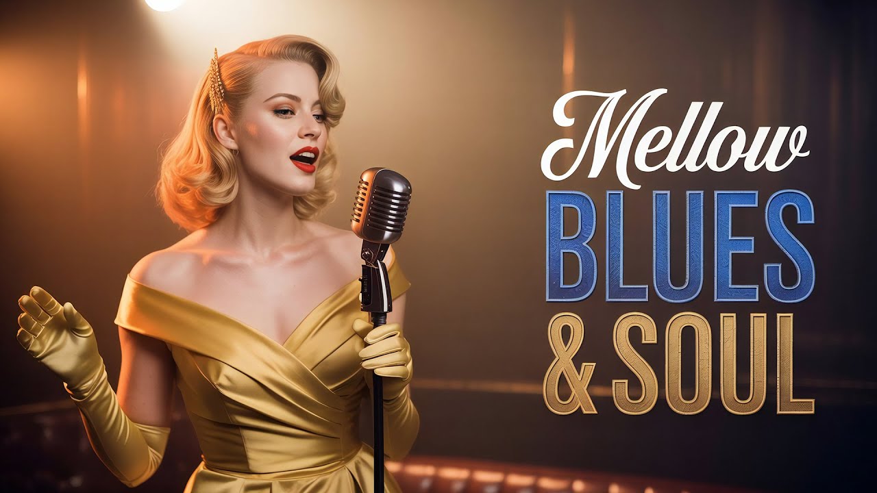 Mellow Blues & Soul - A Gentle Embrace in the Middle of the Night - YouTube