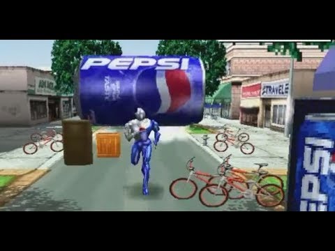 Pepsi Man PS1 stage 1 - YouTube