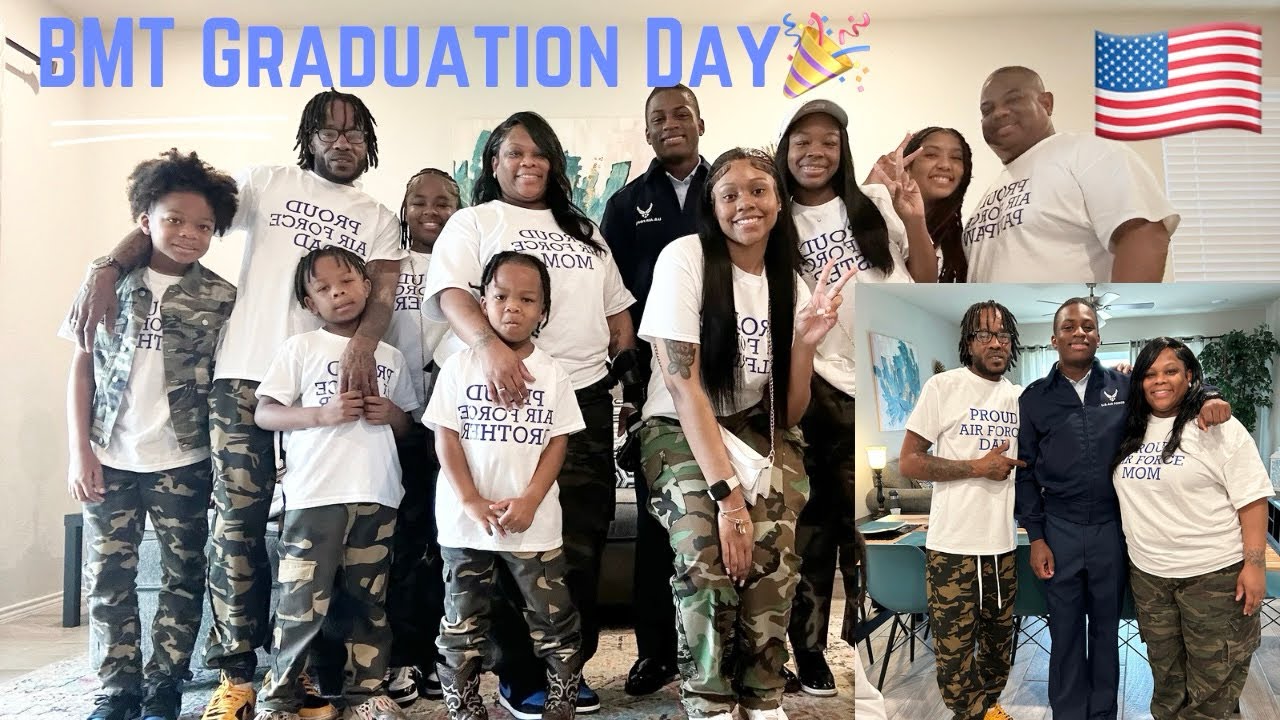 2nd day of BMT graduation day😭 Lackland Af Base || Honor Guard Journey ...