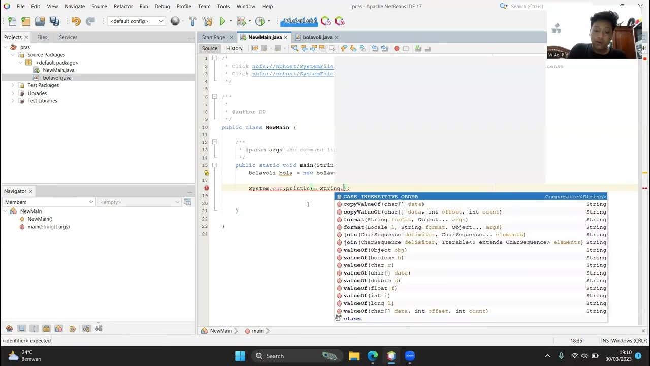 "method dengan nilai return" 01 netbeans -tugas 7 - YouTube