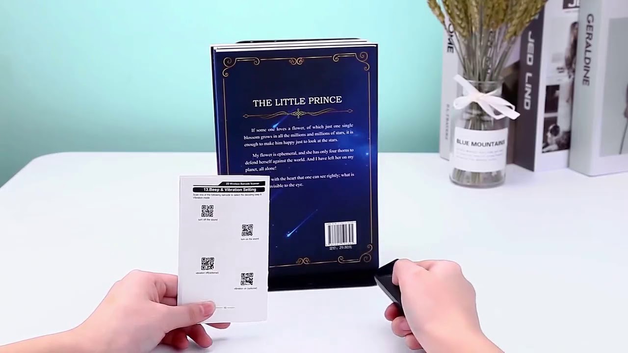 Eyoyo EY 015 휴대용 블루투스 1D 2D 무선 바코드스캐너 QR코드 리더기 - YouTube