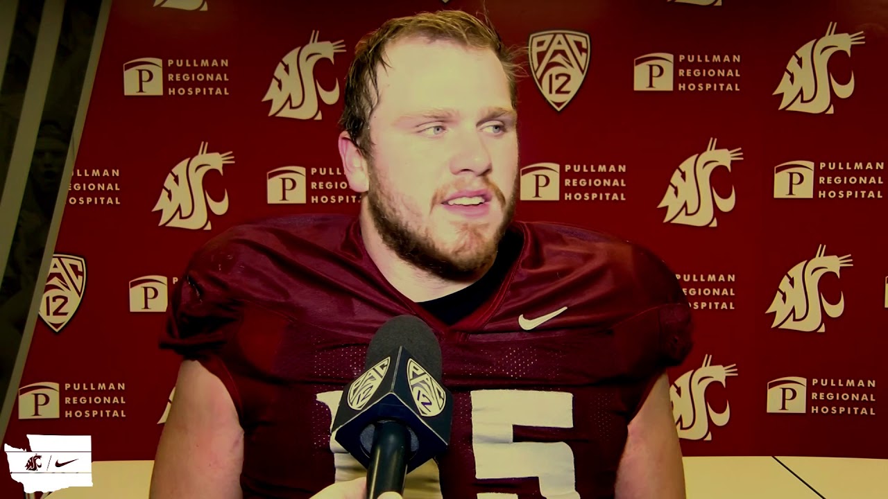 WSU Football: Josh Watson after practice 10/8/19 - YouTube