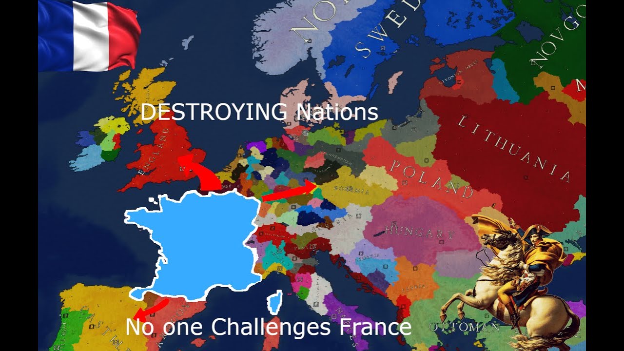 DESTROYING everyone as France - YouTube
