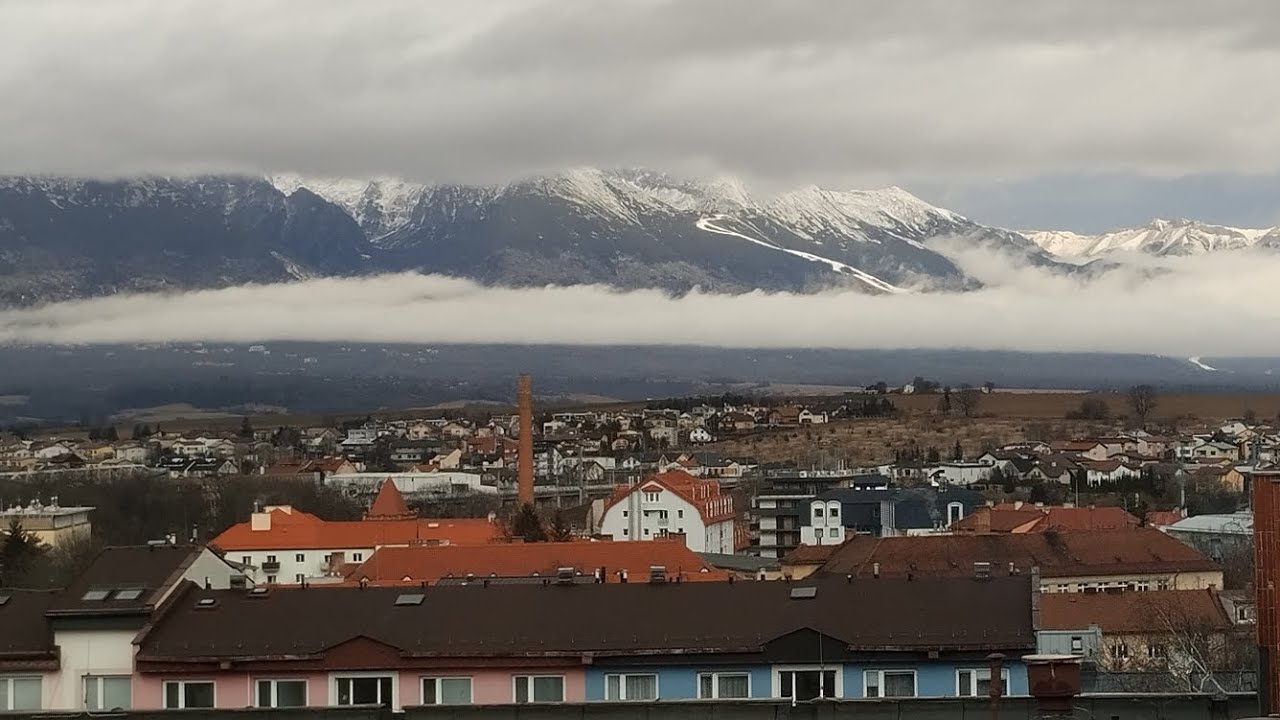 Amazing High Tatras views from Poprad city in Slovakia. - YouTube