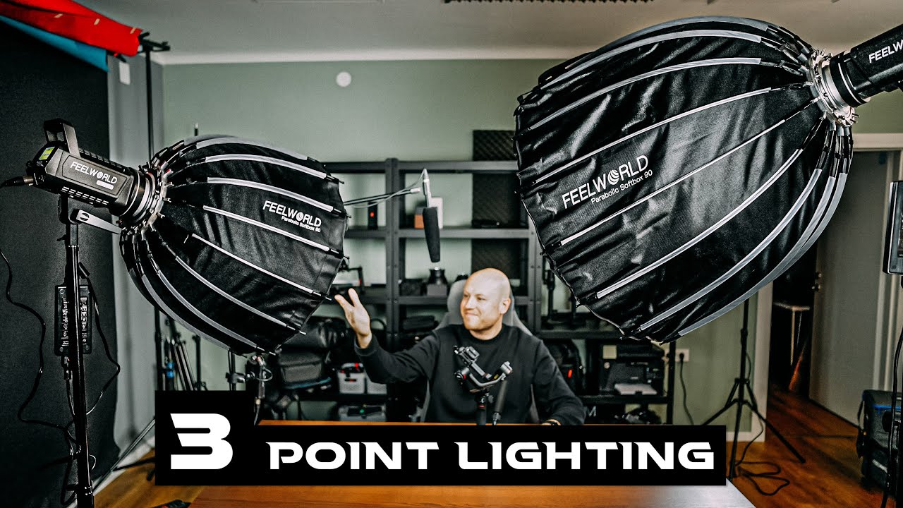 UNBELIVABLE LIGHTING HACK - 3 POINT LIGHTING IN UNDER 3 MINUTES? WITH ...