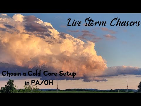 🔴Live Storm Chasers🔴 Chasing Cold Core setup in OH/PA with Gram B - YouTube